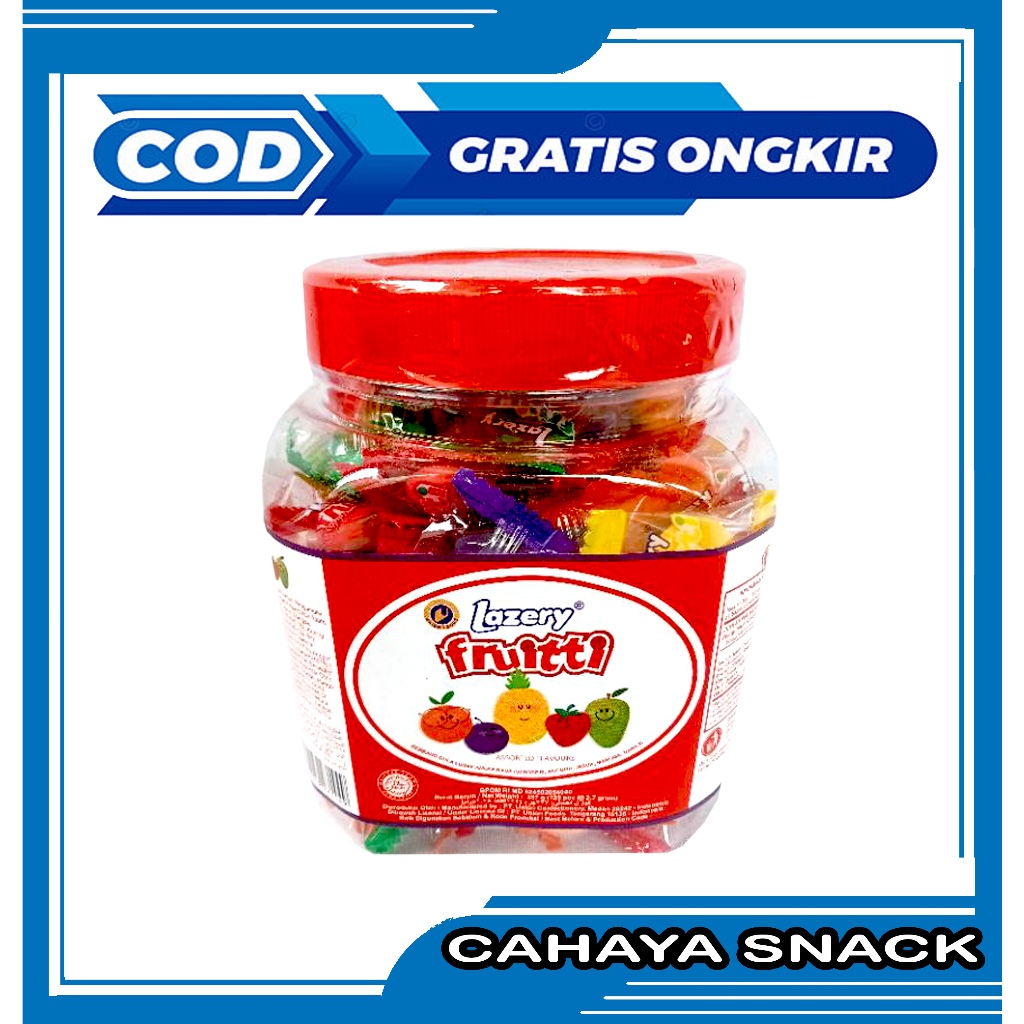 Jual PERMEN LAZERY FRUITY ISI 125 PCS | Shopee Indonesia