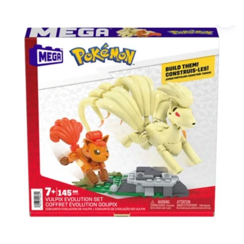 Jual Mega Construx Set 145 Pcs Pokemon Vulpix Evolution | Shopee Indonesia