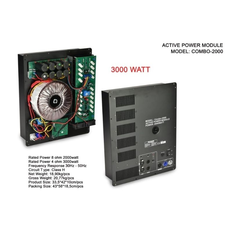 Jual Power Kit Ashley Combo 2000 Class H 3000watt Orriginal | Shopee ...