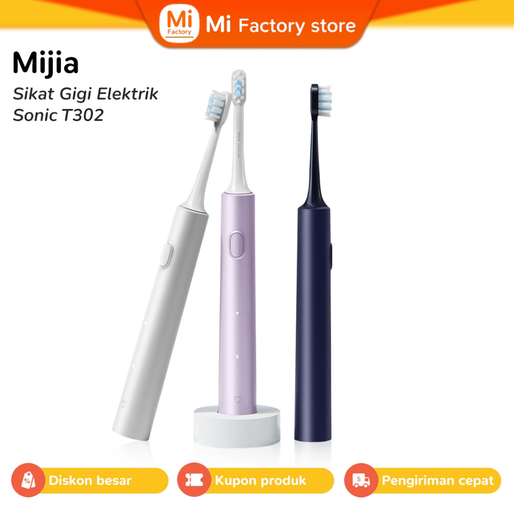 Jual Mijia Electric toothbrush sikat gigi listrik T302 Pembersihan sonik yang efisien | Shopee ...