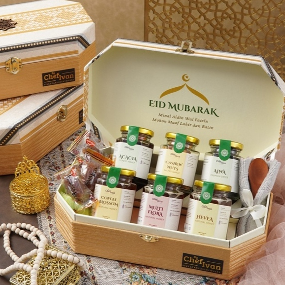 Jual MADINAH Hampers Lebaran Hadiah Ramadan Parcel Idul Fitri Madu ...