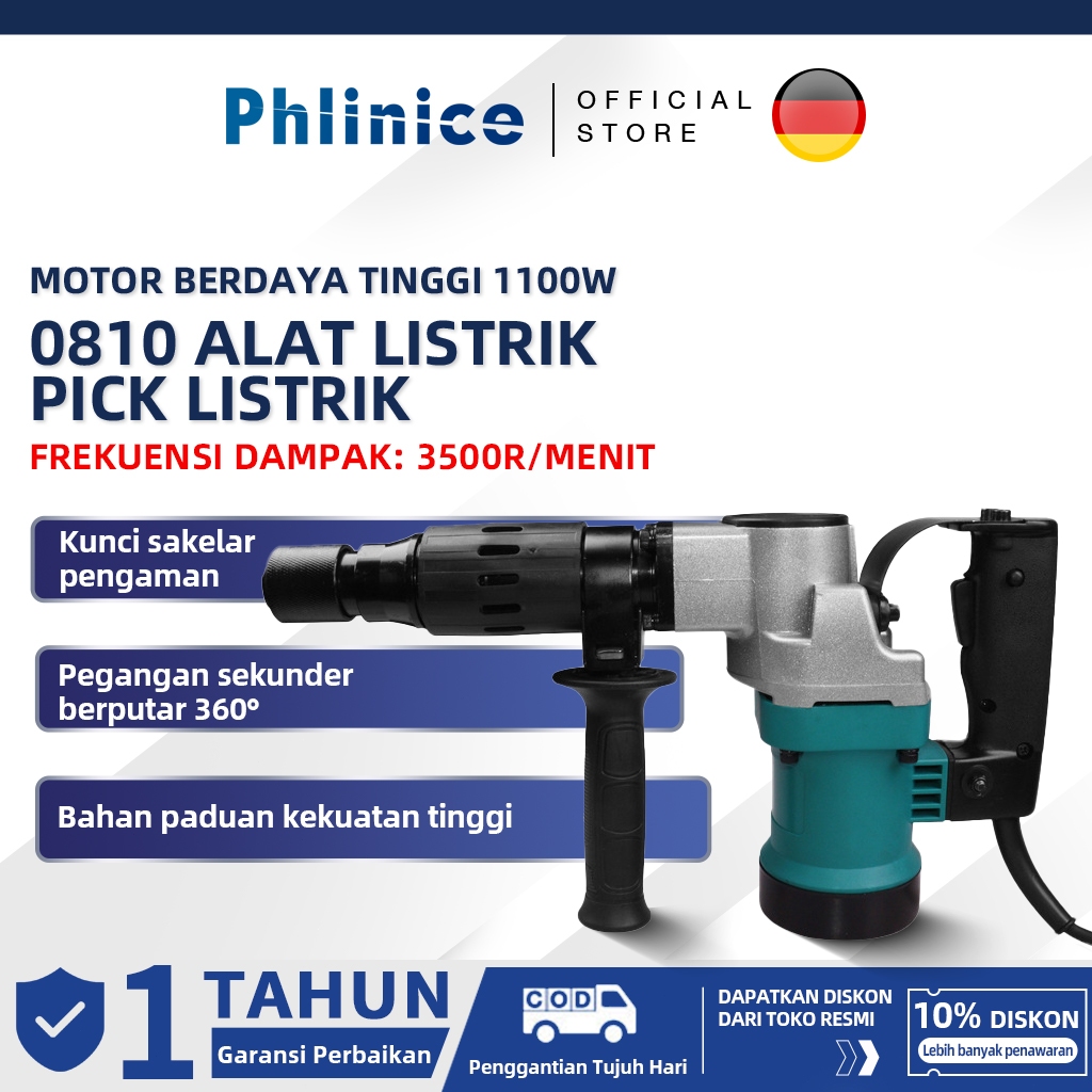 Jual Phlinice Palu listrik 0810 alat listrik berdaya tinggi untuk beton ...