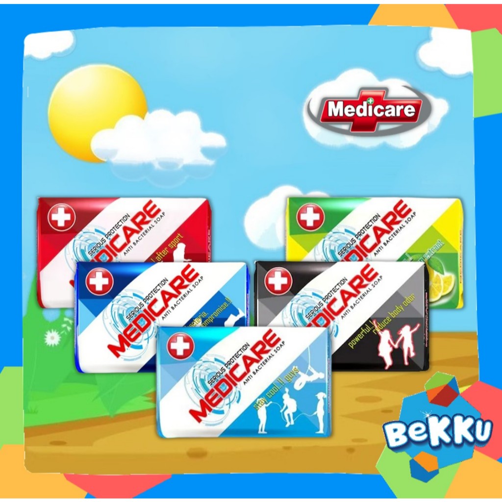 Jual Medicare Anti Bacterial Bar Soap 90gr | Sabun Batang Anti Kuman ...