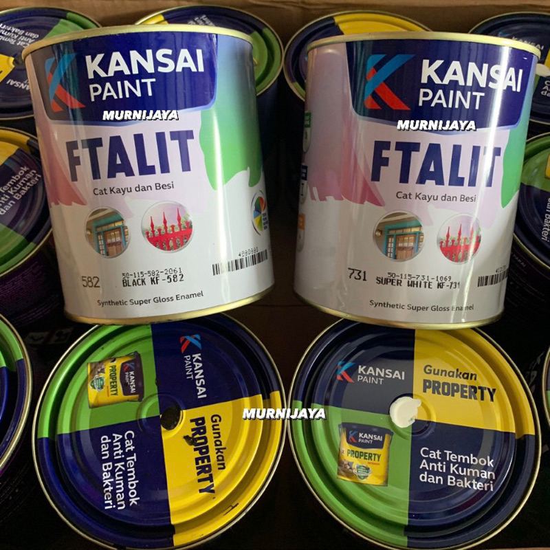 Jual FTALIT CAT KAYU DAN BESI PREMIUM 1KG KANSAI PAINT WARNA GLOSS KILAP | Shopee Indonesia