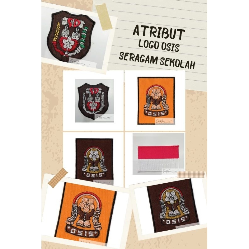 Jual BORDIR ATRIBUT LOGO OSIS SERAGAM SEKOLAH | Shopee Indonesia
