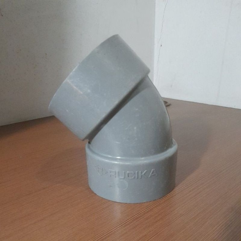 Jual Elbow 45 uPVC D 3" Rucika | Shopee Indonesia