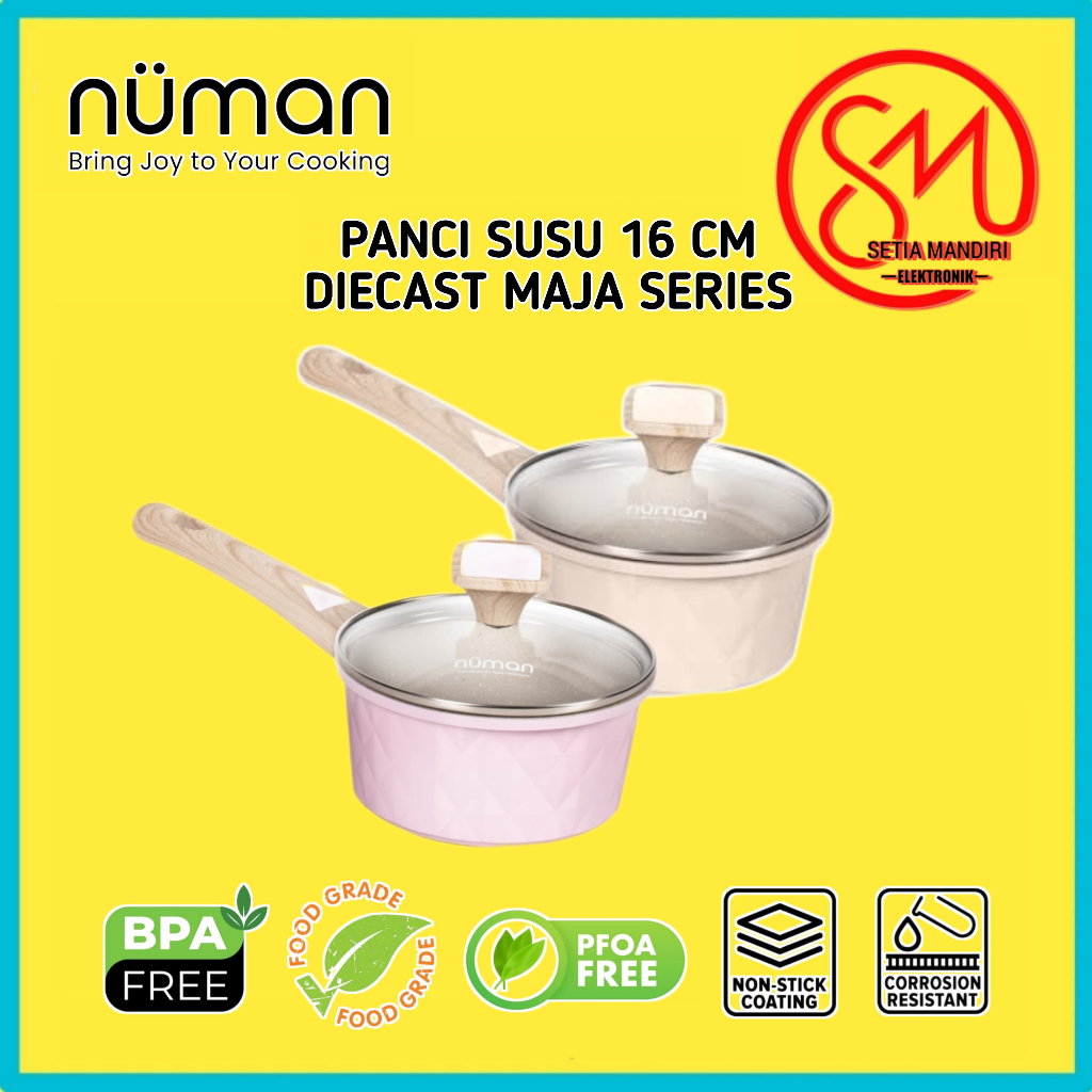 Jual Numan Panci Susu 16 cm dengan Tutup Kaca Diecast Maja Series | Shopee Indonesia