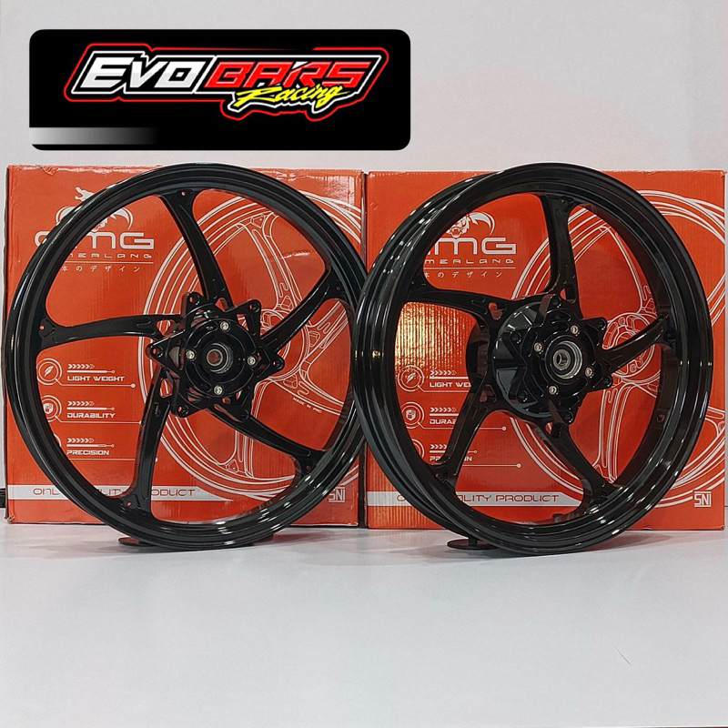 Jual Velg CMG MG5 Ninja RR ZX Model OZ Black Silver Titanium | Shopee ...