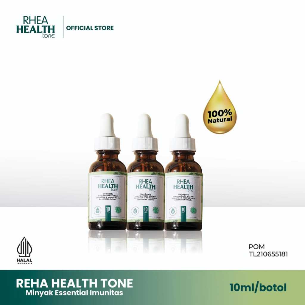 Jual Bundle 3 Rhea Health Tone 10 ml + FREE 1 Rhea Health Tone 10 ml ...