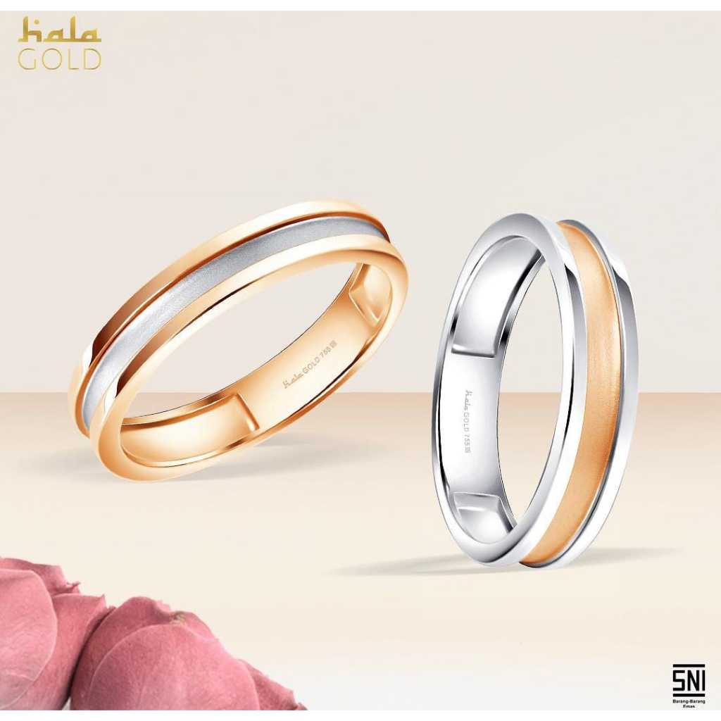 Jual Cincin Hala Gold Wedding Ring Collection | Shopee Indonesia