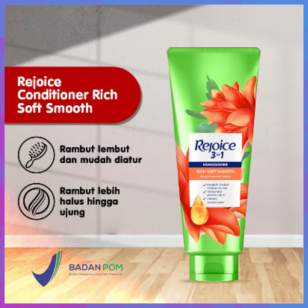 Jual Rejoice Hijab Shampoo Anti Ketombe 3-in-1 Rich Soft Smooth 150ml - luginasarikosmetik ...