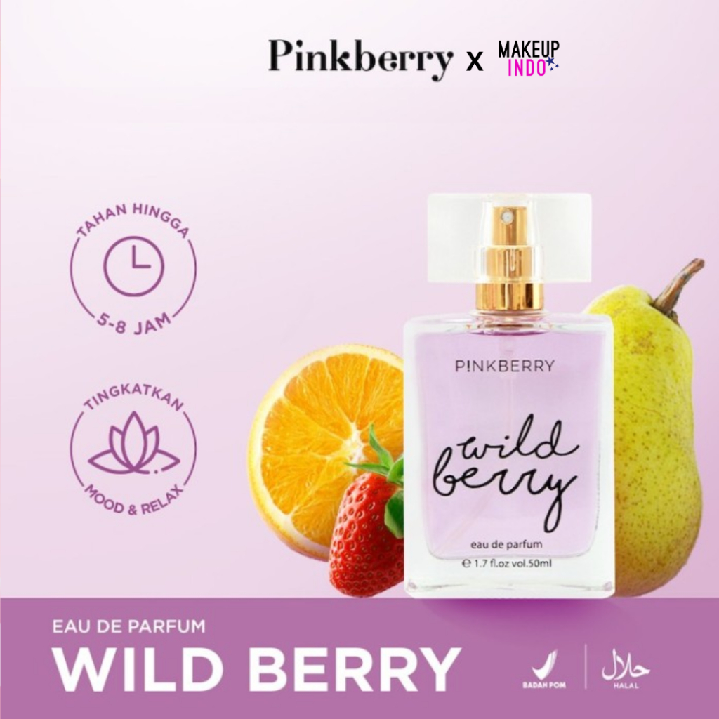 Jual Pinkberry Eau De Parfum 50ml WILD BERRY | Shopee Indonesia