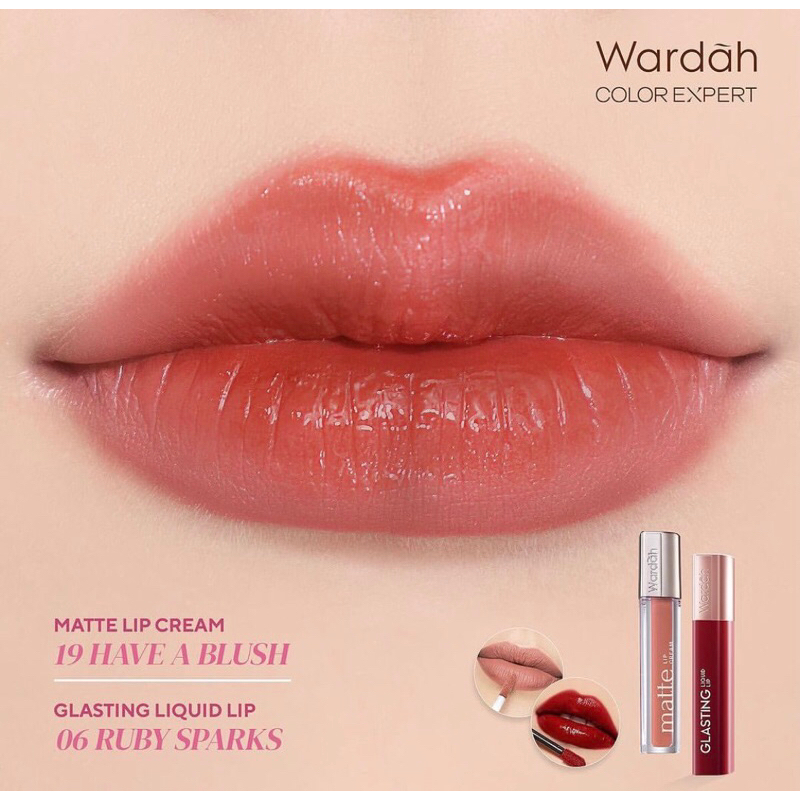 Jual BUNDLE OMBRE] WARDAH Paket Ombre Glasting Liquid Lip + Matte Lip Cream - Makeup | Shopee ...