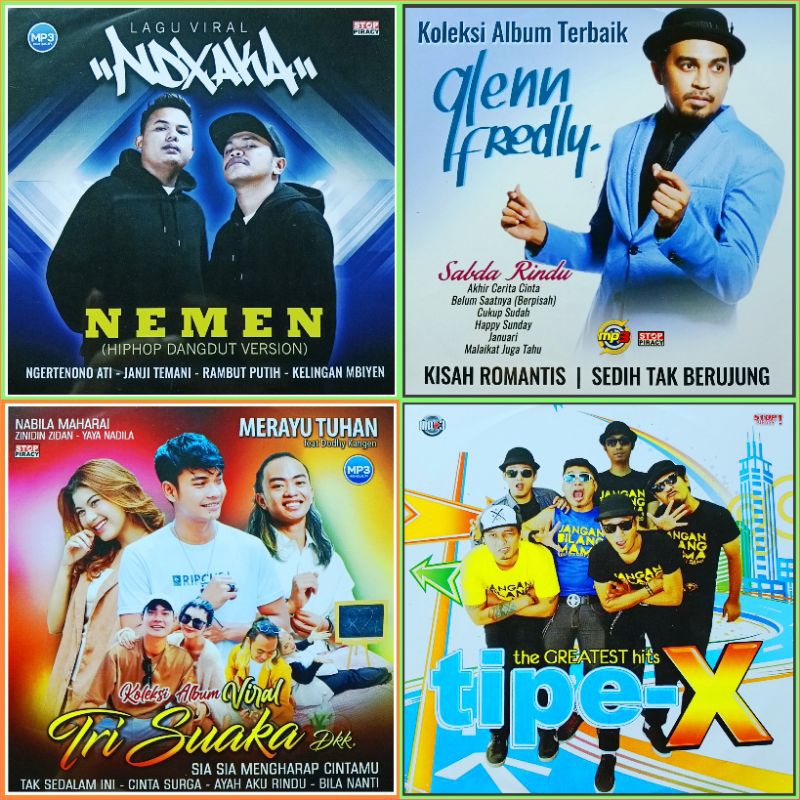 Jual Kaset MP3 Audio Musik Lagu Pop Ndx Aka - Glenn Fredly - Tri Suaka - Tipe X Album Pilihan ...