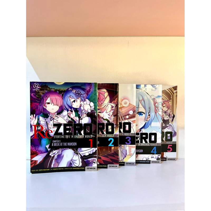Jual manga Re Zero vol 1-6 (selected) | Shopee Indonesia