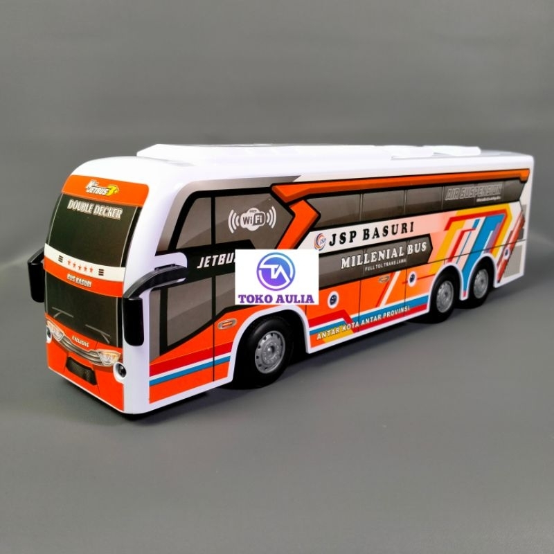 Jual Mainan Anak Mobil Remote Control Bus Basuri Telolet DM21 | Shopee ...