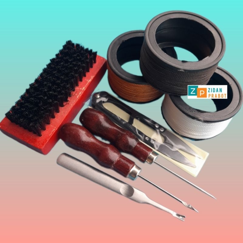 Jual Alat Sol Sepatu Lengkap Dengan Susruk Gunting Sikat dan Benang ...
