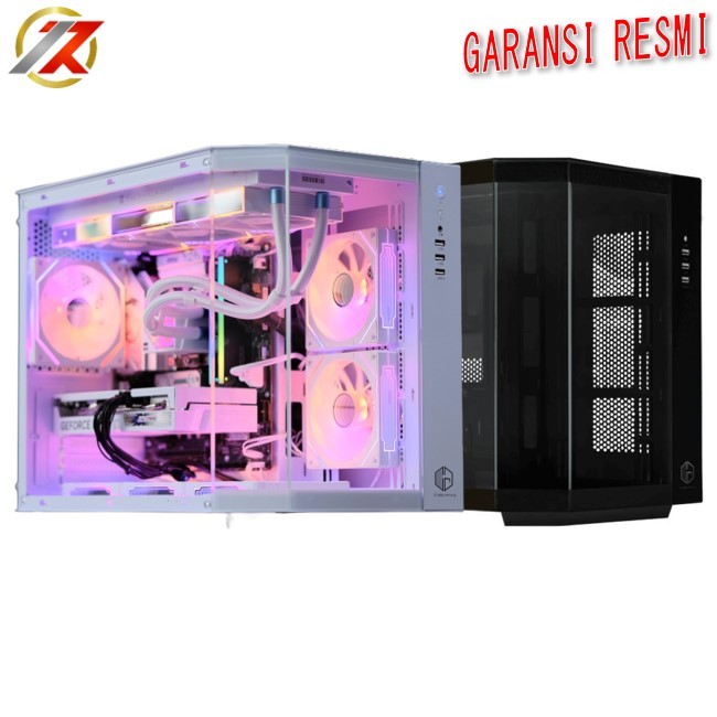Jual CASING CUBE GAMING REGUZ - mATX Gaming Case - Aesthetic Dual ...