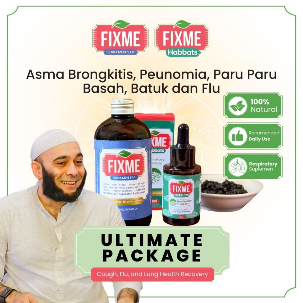 Jual Flu Batuk Pernapasan Akut TBC Rekomendasi dr. Zaidul Akbar - Resep ...
