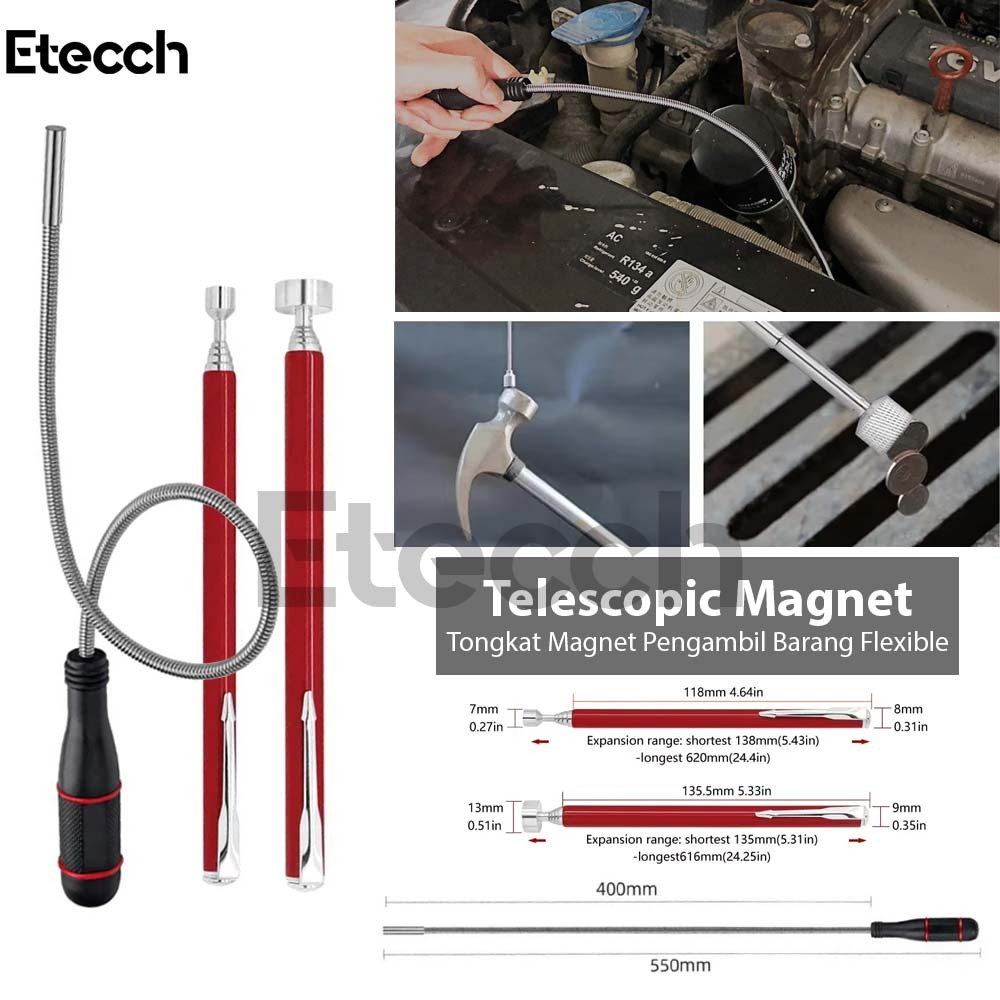 Jual Rod Stick Tongkat Telescopic Magnet Pick Up Tool Rod Stick ...