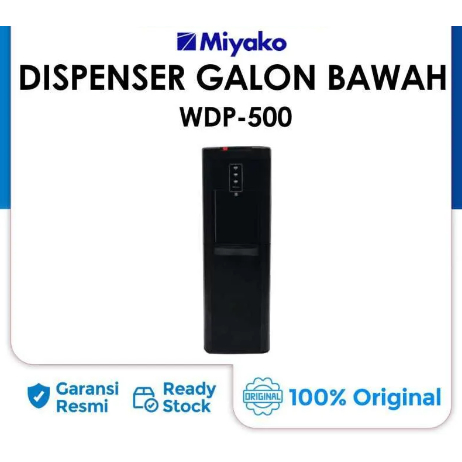 Jual MIYAKO: WDP-500 DISPENSER TINGGI GALON BAWAH 3 KRAN (HOT, NORMAL ...