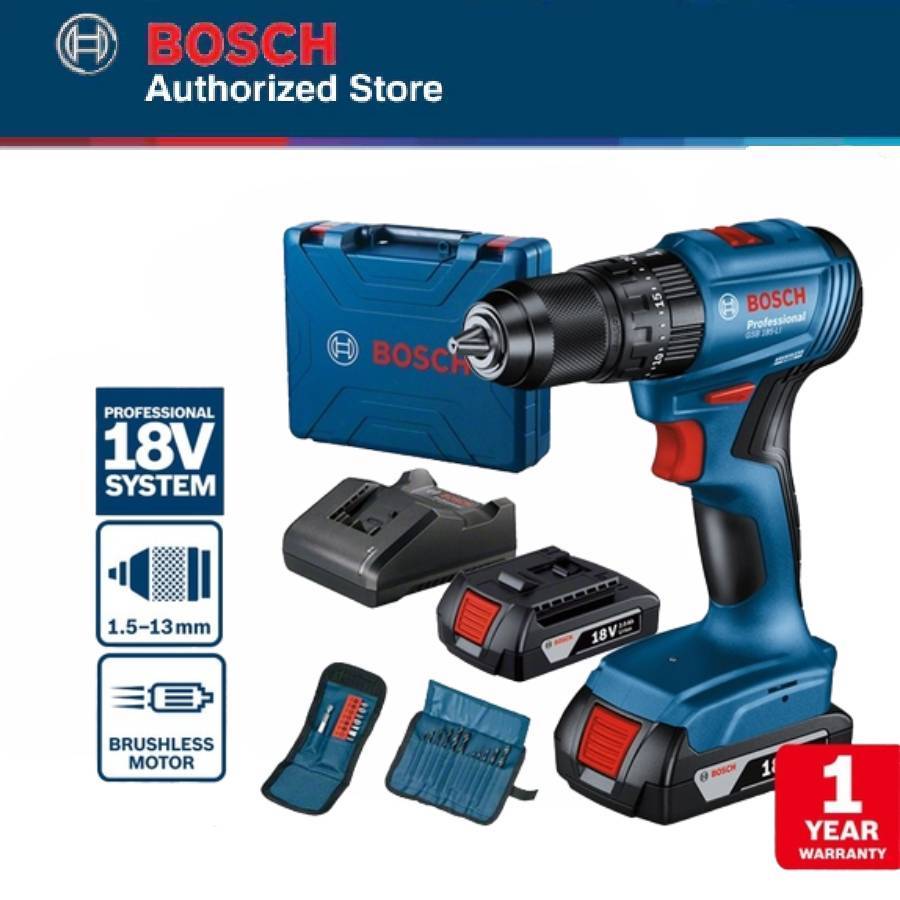 Jual Bosch GSB 185-LI Professional Cordless Brushless Impac Drill ...