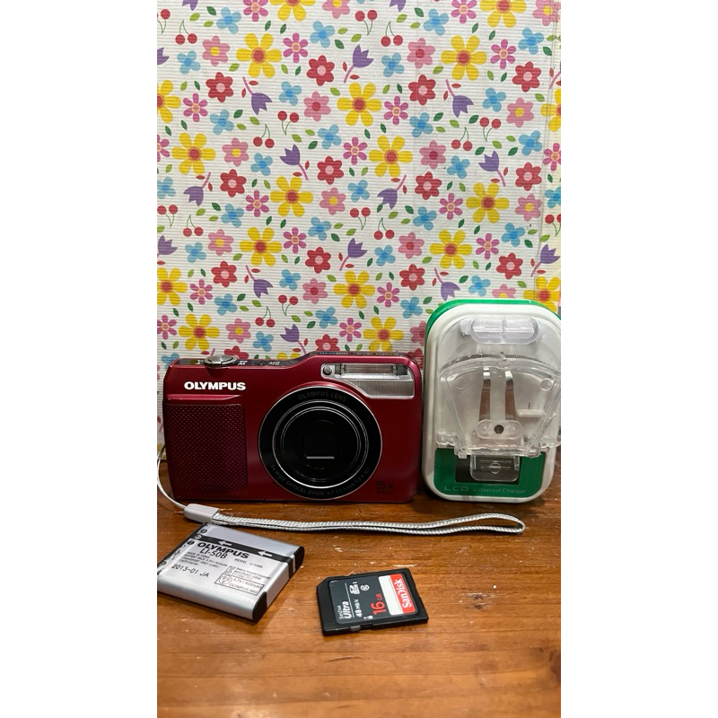 Jual Digicam Olympus VG-170 warna Merah (baca deskripsi) | Shopee Indonesia