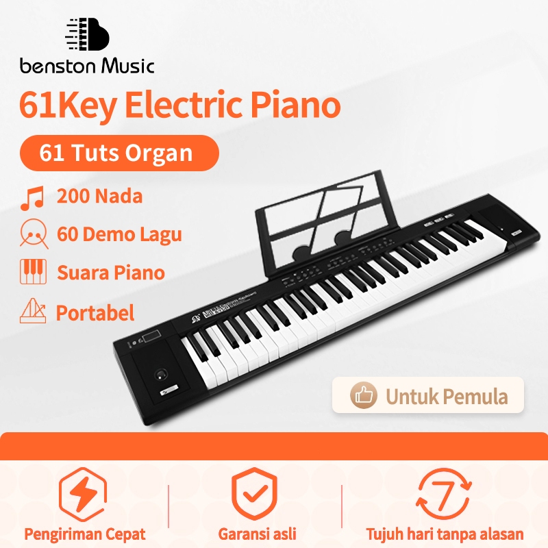 Jual Miigo 61 Keys Keyboard Electronic Piano Lengkap Multifungsi Organ ...