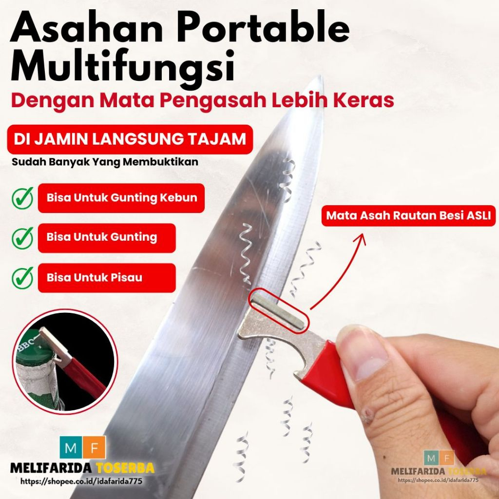 Jual Pengasah Pisau Gunting Tang Kecil Rautan Genggam Portable Mudah Di ...