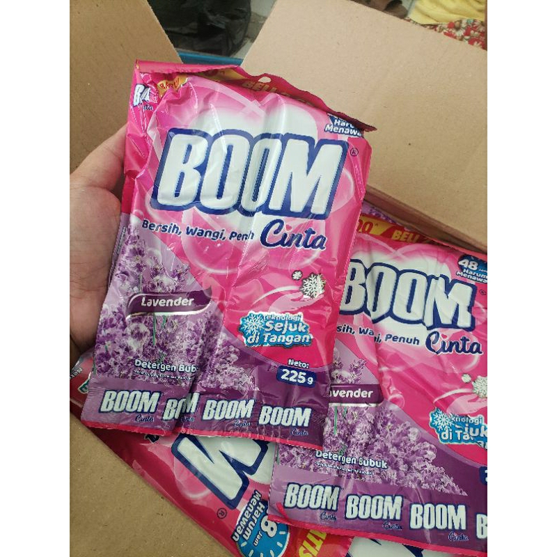 Jual BOOM detergen bubuk Aroma Lavender (dapat 3 detergen) | Shopee ...