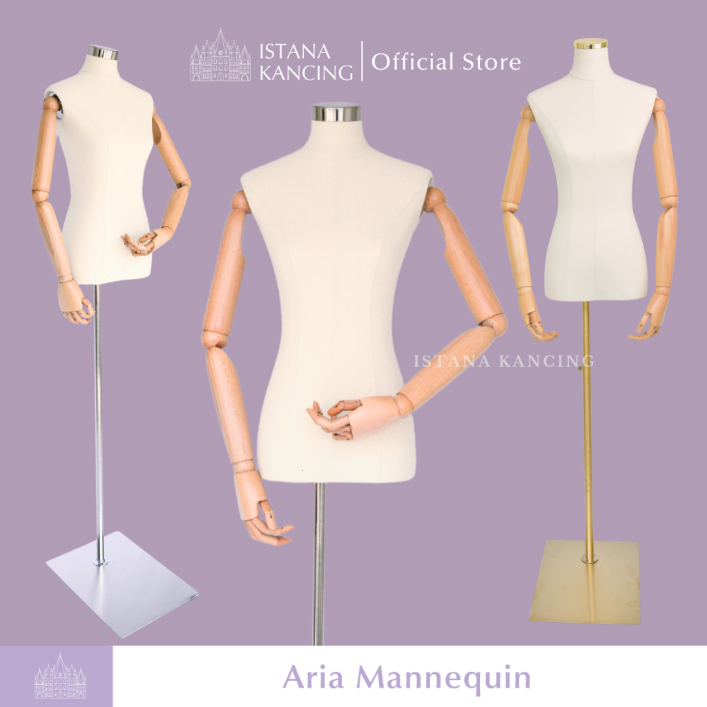 Jual Mannequin Aria | Display Manekin Mewah Setengah Badan Tanpa Kepala ...