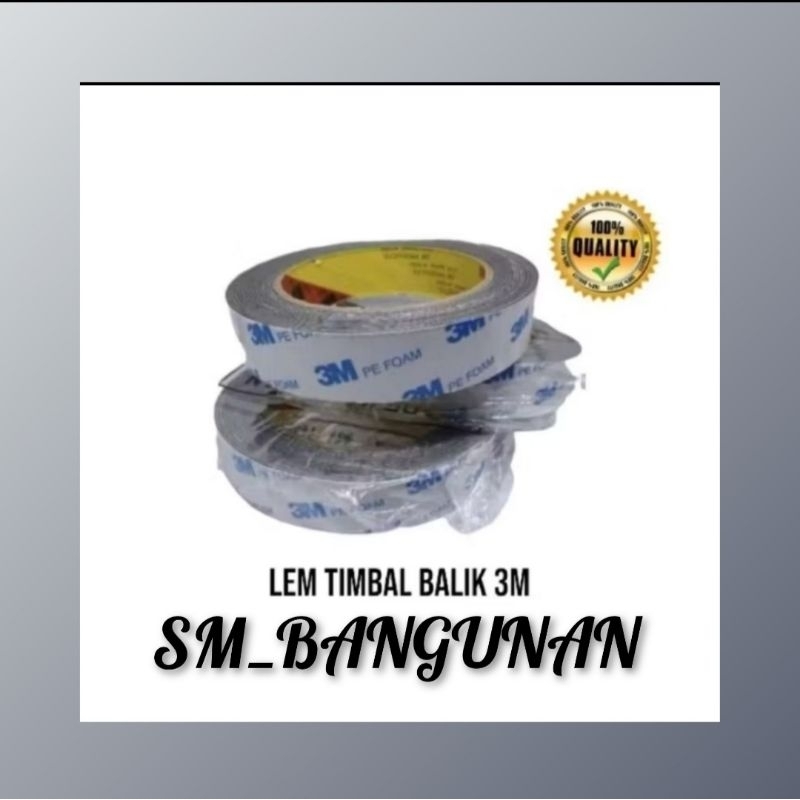 Jual DOUBLE TAPE / LEM TIMBAL BALIK / LAKBAN BOLAK BALIK / LEM 3M ...