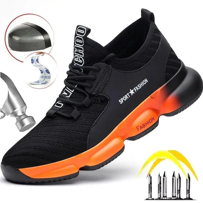 Jual Sepatu Safety Casual Sneakers Ujung Besi Baja Ringan 100% ORIGINAL ...