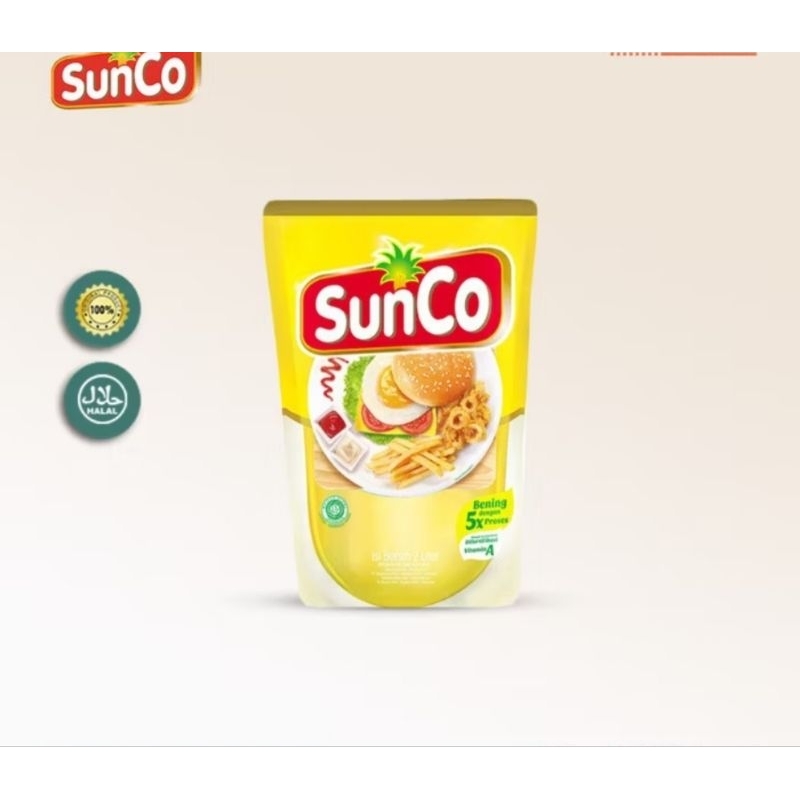 Jual Minyak Goreng Sunco Kemasan 2L Jernih dua kali penyaringan panas ...