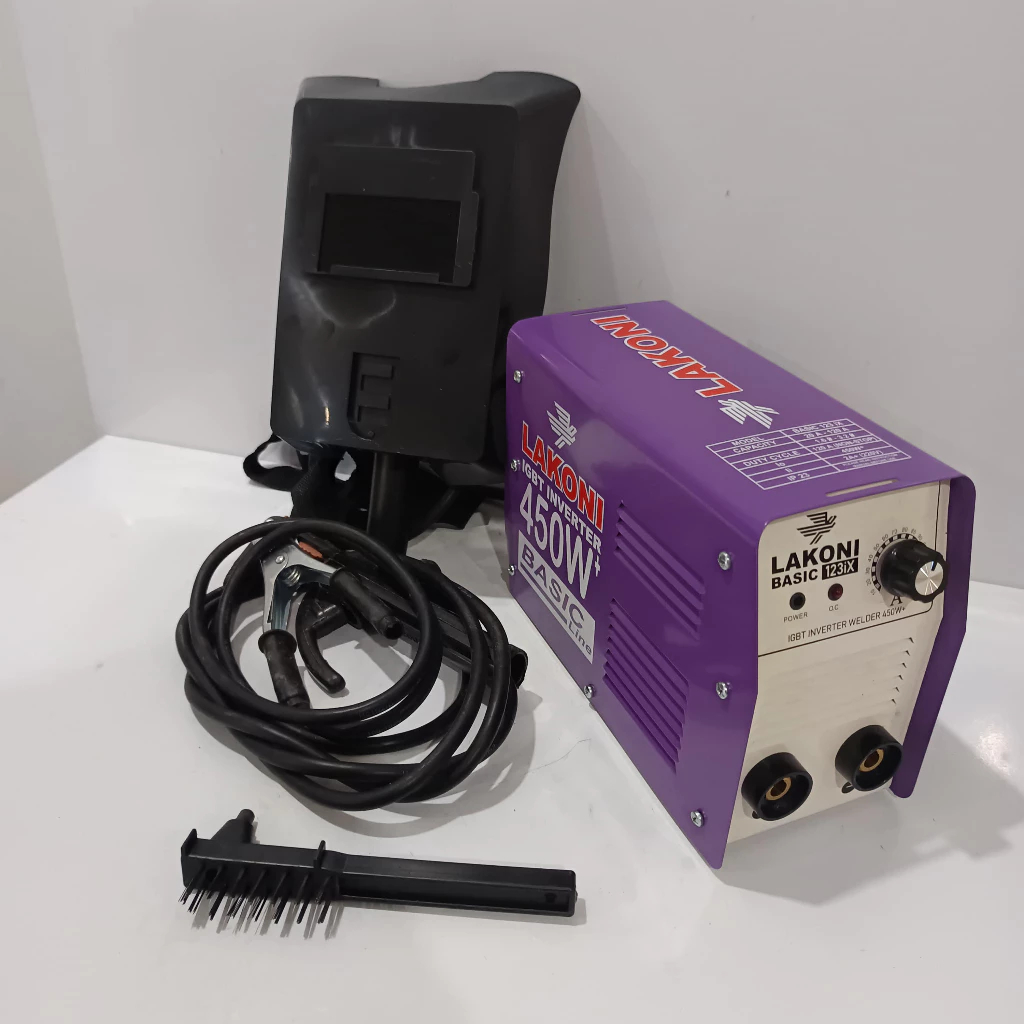 Jual COD CEK DI TEMPAT !!! Mesin Las Lakoni Basic 123ix 450Watt Inventer Las Basic 123 IX Lakoni ...