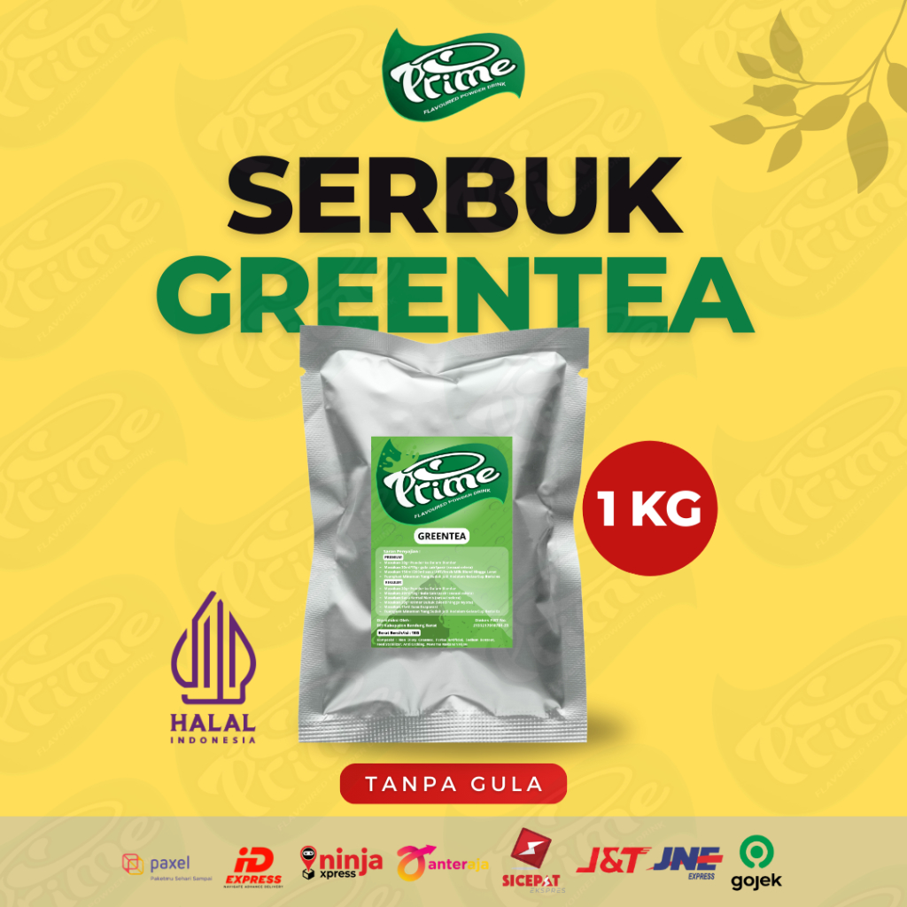 Jual Powder Prime Rasa Greentea / Bubuk minuman Tanpa Gula 1 Kg ...