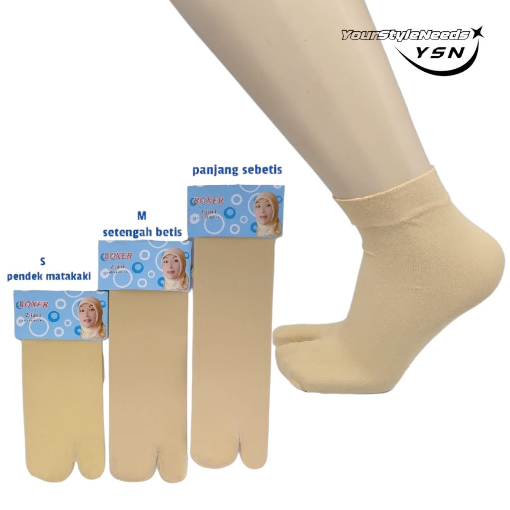 Jual Kaos Kaki Stoking Jempol Muslimah Wanita Dewasa, Stocking Kaki Dua ...