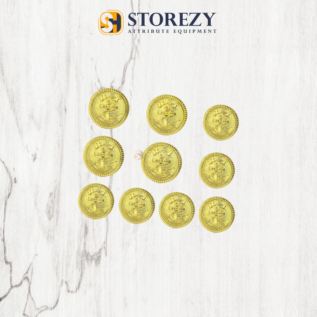 Jual Kancing PDU 2 TNI AL / PDU 4 TNI AL / Kancing Satuan / Bangkok Non ...