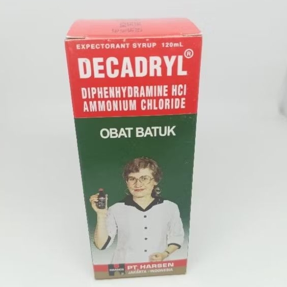 Jual DECADRYL SYR / SIRUP EXPECTORANT / OBAT BATUK BERDAHAK / 60 ML DAN ...