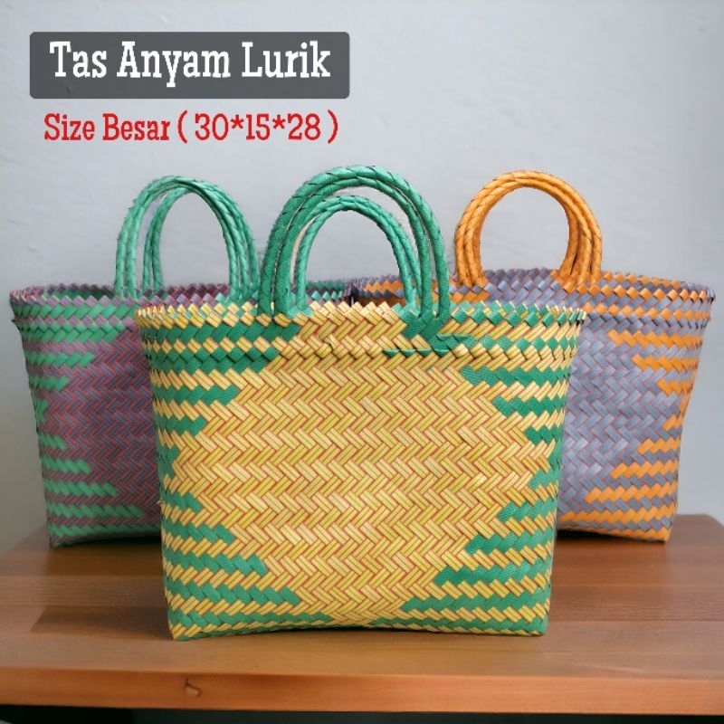 Jual Tas Anyam Keranjang Belanja Ukuran BESAR | Shopee Indonesia