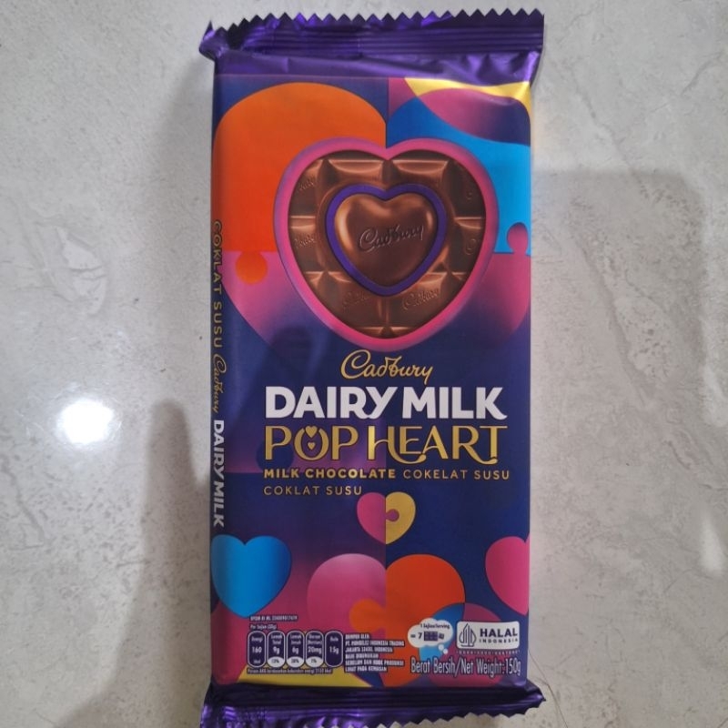 Jual Cadbury Dairy Milk Pop Heart 150g | Shopee Indonesia
