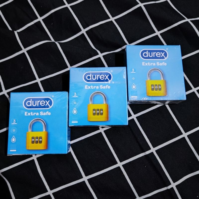 Jual Kondom Durex Extra Safe 3'S Privasi Dijamin Aman | Shopee Indonesia