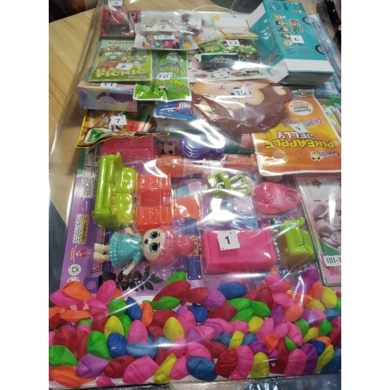 Jual LOTRE BERHADIAH MAINAN CEWEK RP. 1000 150pcs/200pcs Semua dapat ...