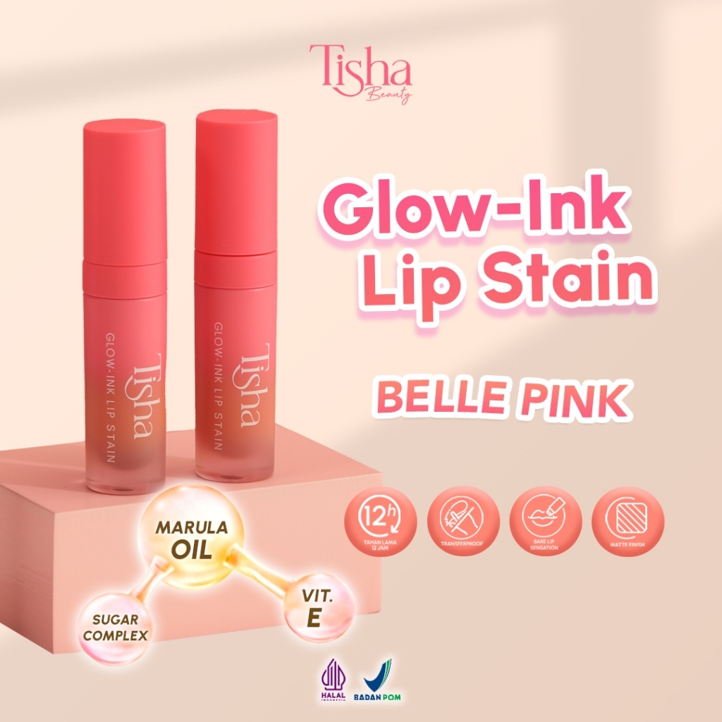 Jual Tisha Beauty Glow-ink Lip Stain Lip Tint | Shopee Indonesia
