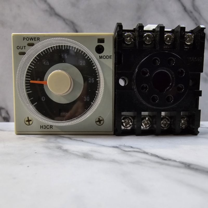 Jual PAKET TIMER H3CR-A8 + SOCKET 8PIN LARKIN H3CR+SOCKET | Shopee ...