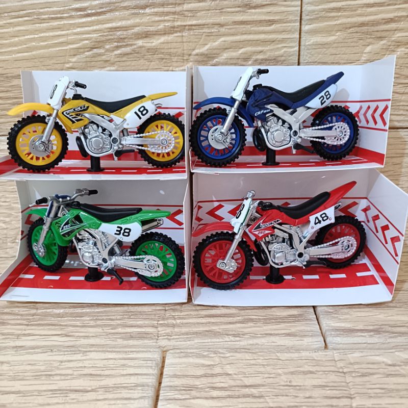 Jual diecast motor ATV Yamaha Honda die cast motocross motor racing hu ...