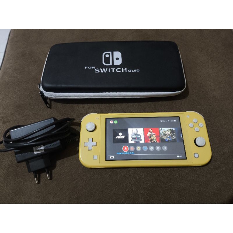Jual Nintendo Switch Lite cfw 128gb minus battery drop | Shopee Indonesia