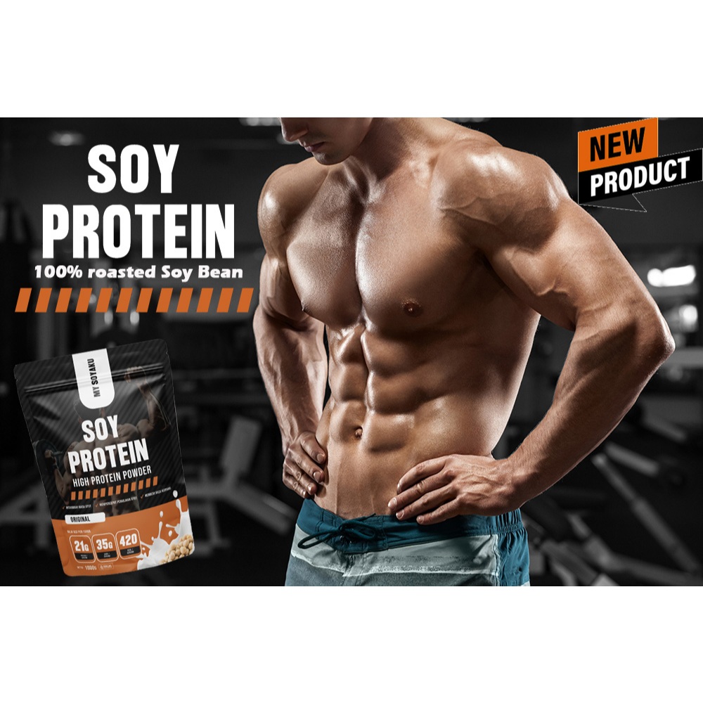 Jual WHEY PROTEIN SUSU KEDELAI BUBUK TINGGI PROTEIN 1000 GRAM 20 ...
