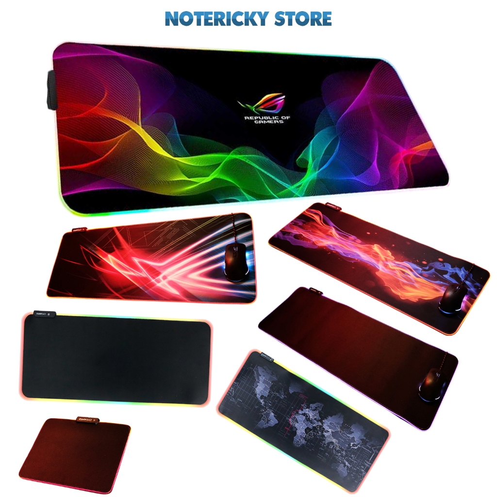Jual Mousepad Deskmat Gaming RGB Big Size XL XXL Rubber Motif Lengkap ...