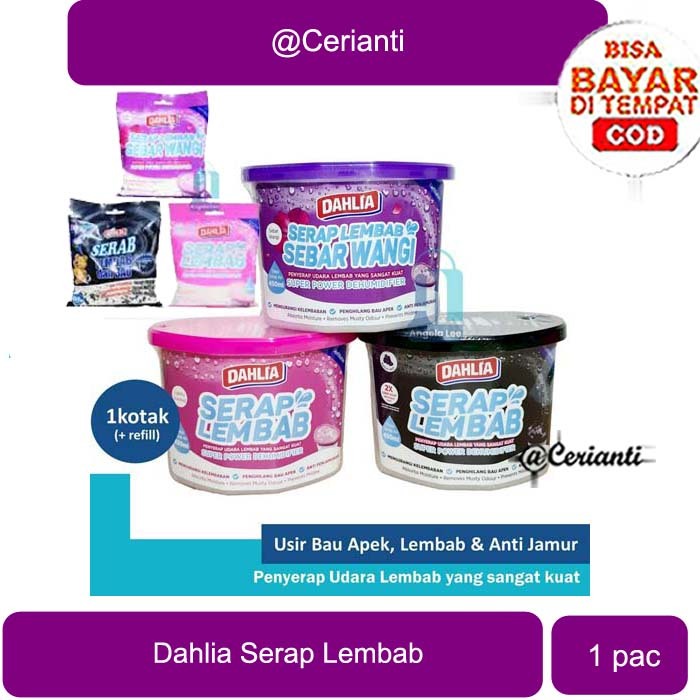 Jual Dahlia Serab Lembab dan Bau REFILL Penyerap Udara Lembab ...
